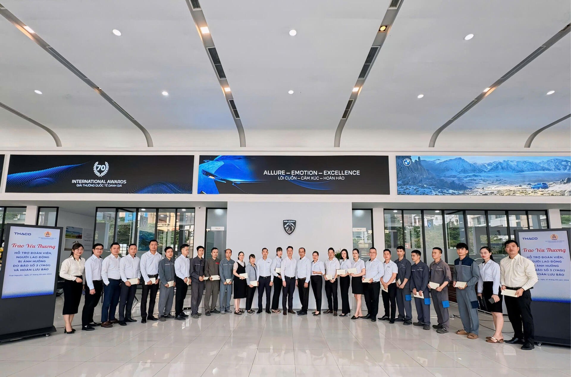 THACO AUTO THÁI NGUYÊN "TRAO YÊU THƯƠNG" HỖ TRỢ CBNV BỊ ẢNH HƯỞNG BỞI ...